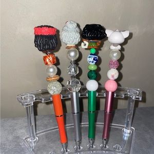 Disney | Office | Doorable Disney Moana Beaded Pen 4 Piece Set | Poshmark